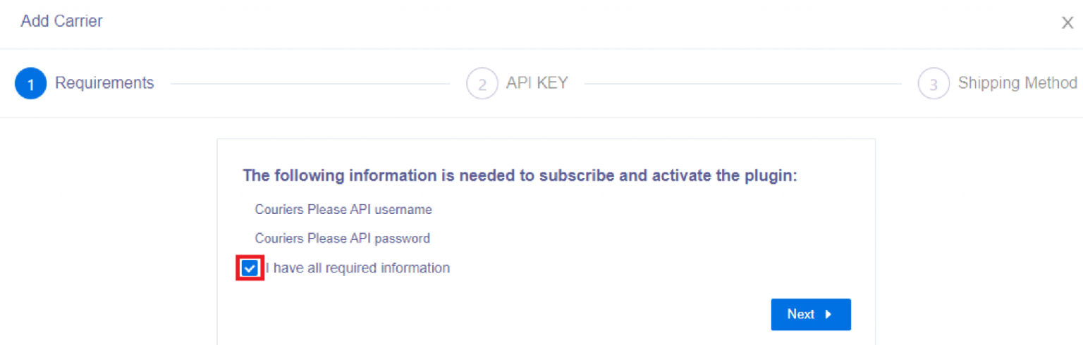 How to integrate CouriersPlease – EIZ Docs