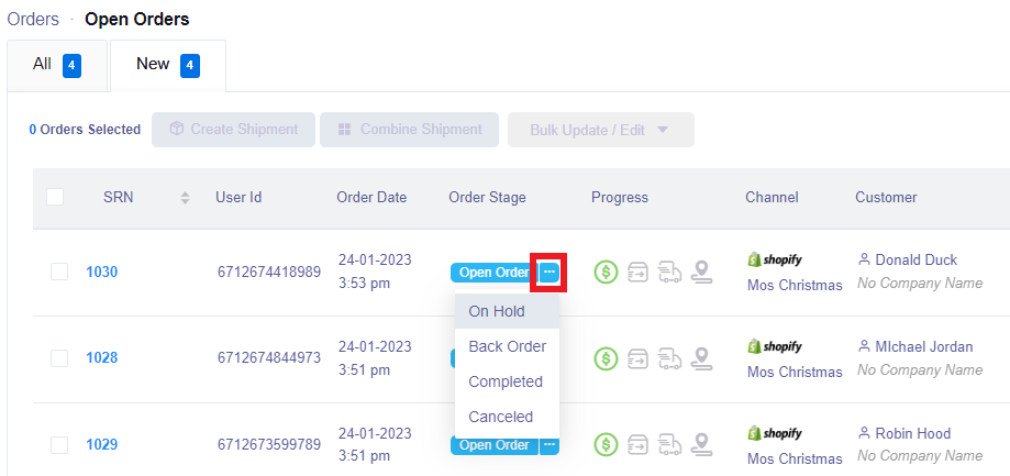 How to use the Orders function – EIZ Docs