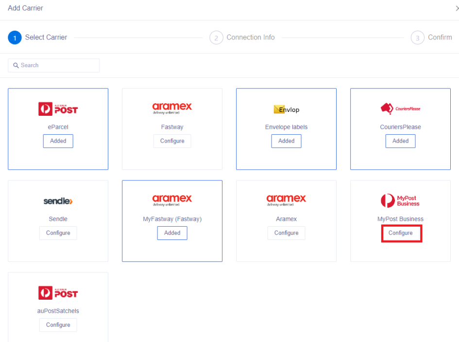 How to setup MyPost Business on EIZ Fulfillment – EIZ Docs