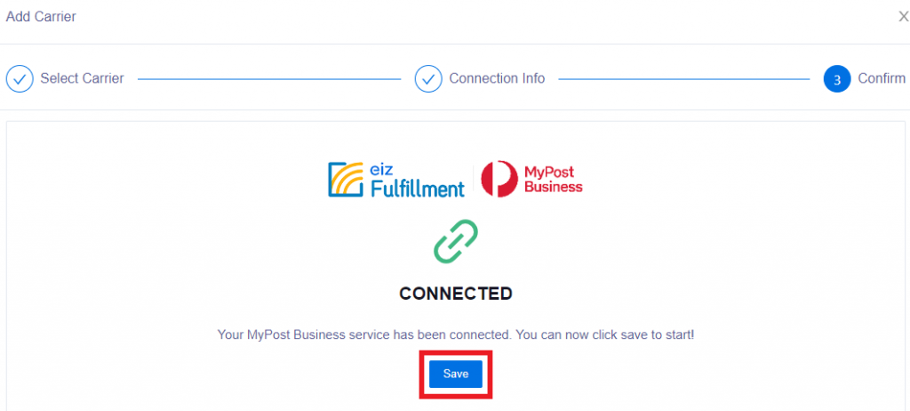 How to setup MyPost Business on EIZ Fulfillment – EIZ Docs