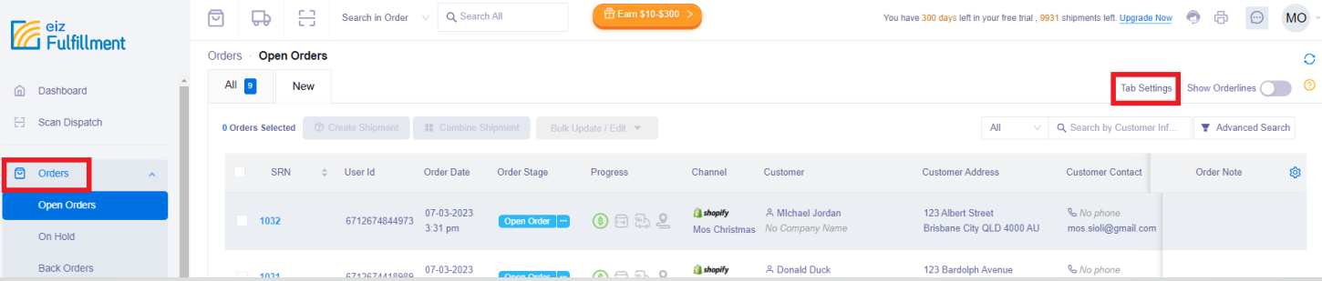 How to combine same address orders – EIZ Docs