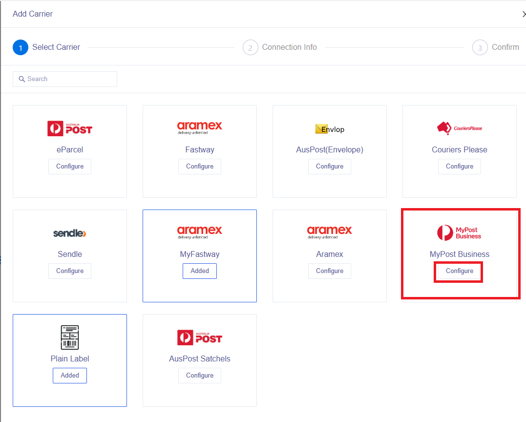 How to integrate MyPost Business – EIZ Docs