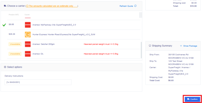 Quick guide to processing your orders – EIZ Docs