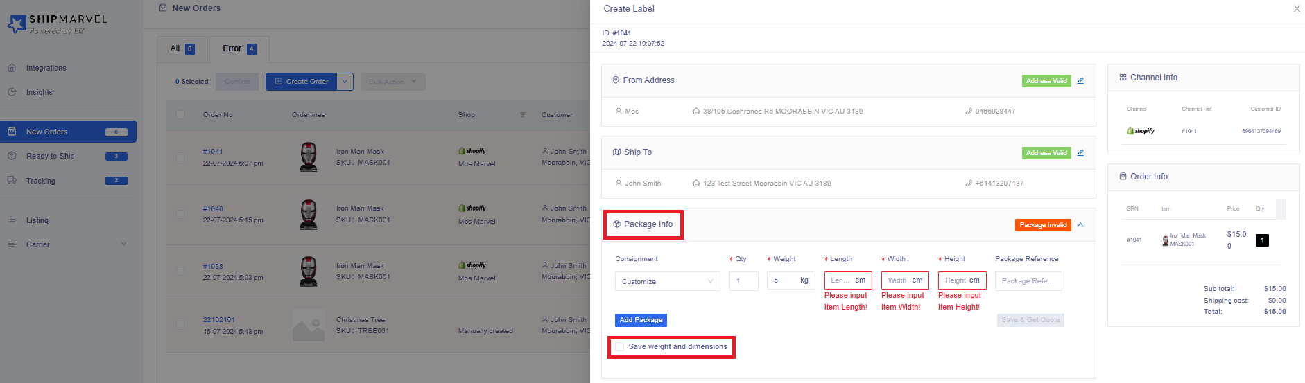 Quick guide to processing your orders – EIZ Docs